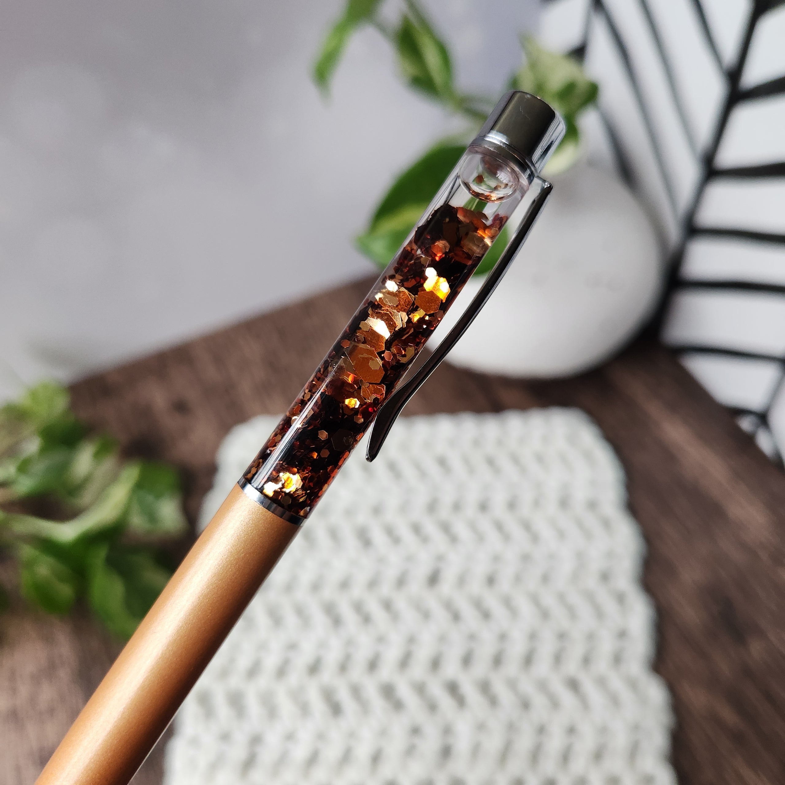 Light Orange Barrel - Caramel Delight Glitter | Handmade By Bek